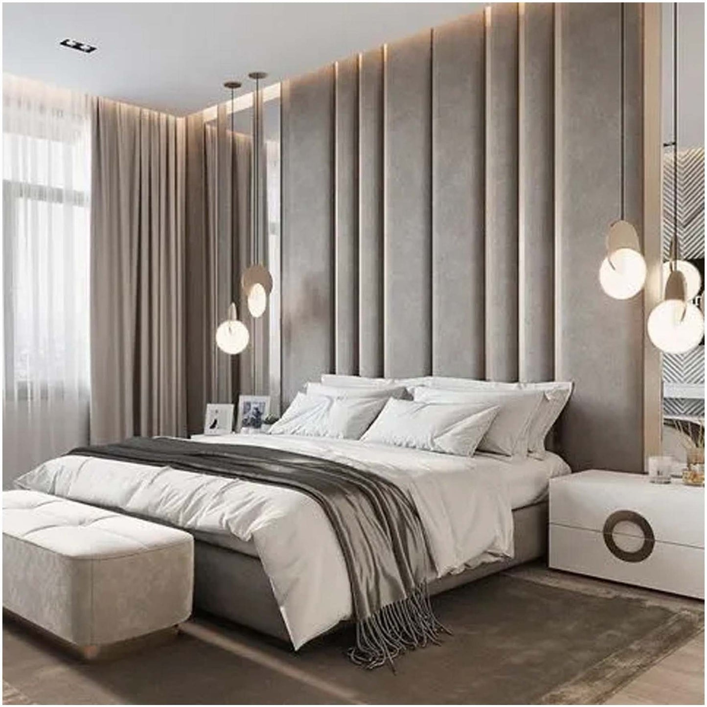 Sia Upholstered Wall Panel- Custom – Diollo